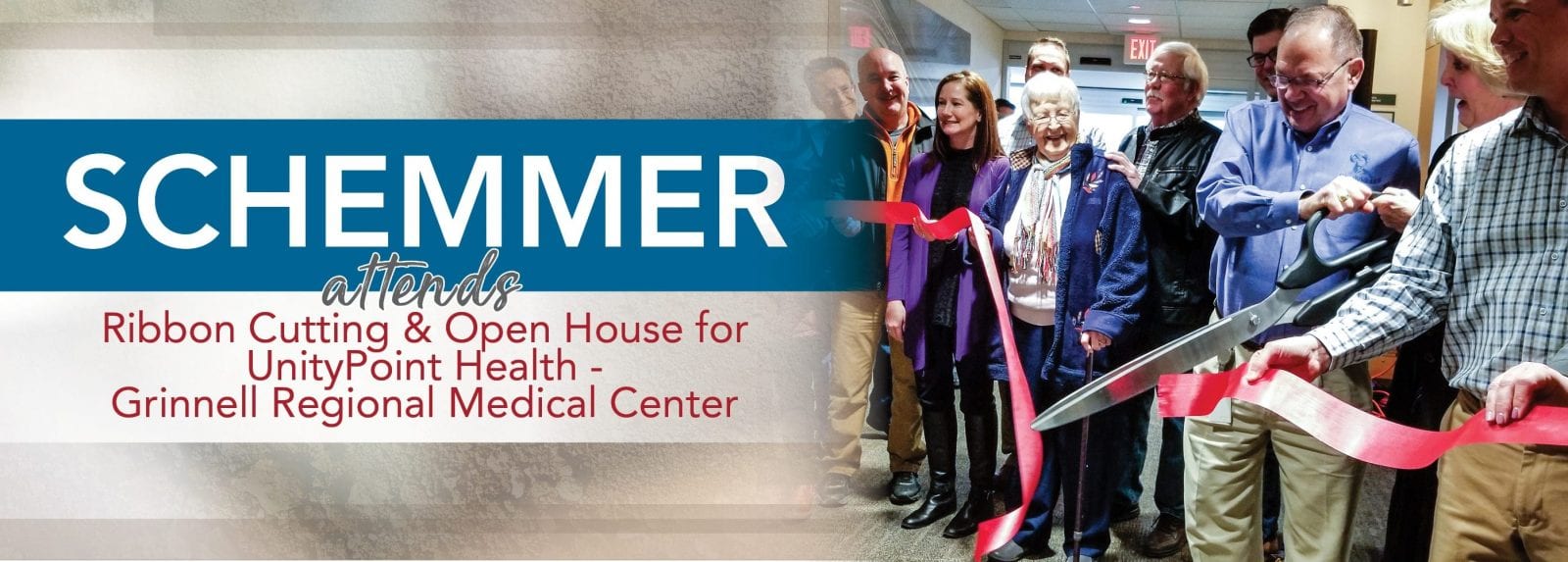 Schemmer Attends Ribbon Cutting and Open House for UnityPoint Health ...